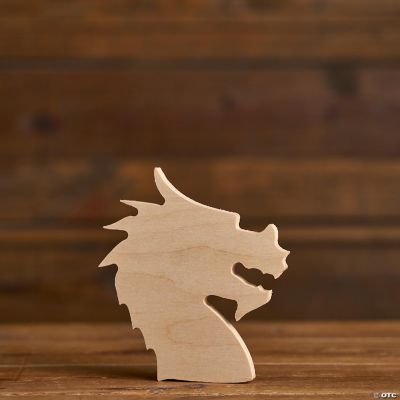 Chunky Shape - Dragon Head 4pc | Oriental Trading