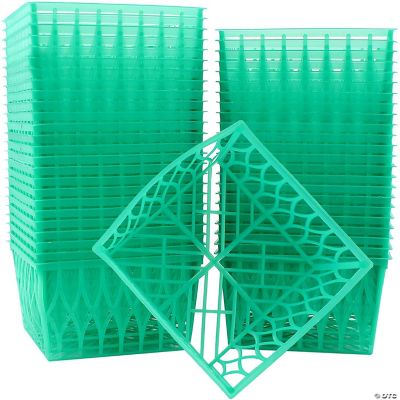 4in Pint Size Plastic Berry Baskets, Berry Boxes w/ Open-Weave Pattern ...