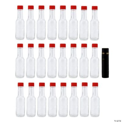 Cornucopia 3oz Mini Hot Sauce Bottles (24-Pack); Little Sauce Bottles w ...