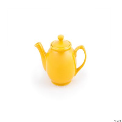 Teapot 6 Cup - Yellow | Oriental Trading