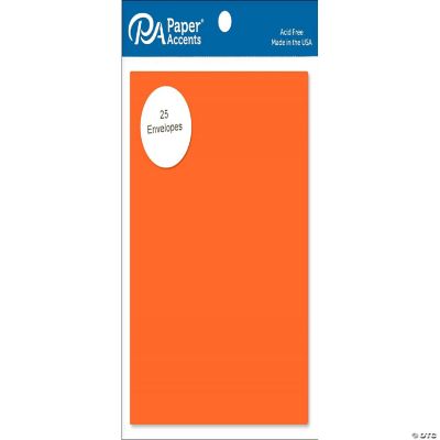 Envelope 4.38x5.75 25pc Orange | Oriental Trading