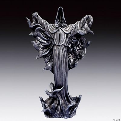 Reaper with Black Ravens Figurine 11 Inch Black | Oriental Trading