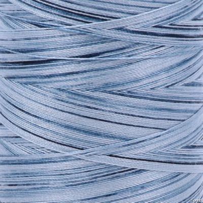 Aurifil Mako Cotton Thread Stonewash Blue Variegated 4669 40wt 1094yd