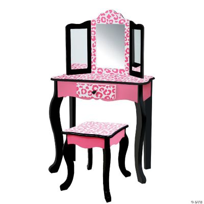 Fantasy Fields - Fashion Leopard Prints Gisele Play Vanity Set - Pink ...