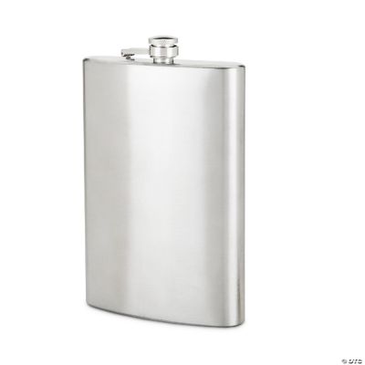 TrueFlask™: 8 oz Stainless Steel Flask | Oriental Trading