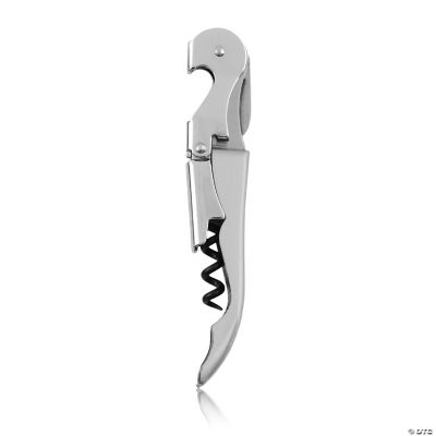 Stainless Steel Truetap™: Double-Hinged Corkscrew | Oriental Trading
