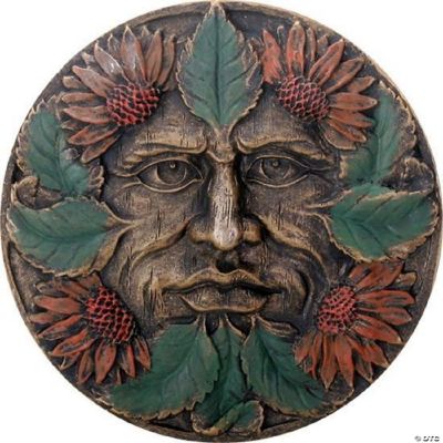 Green Man Summer Wall Plaque Hanging Home Decoration Greenman Pagan ...
