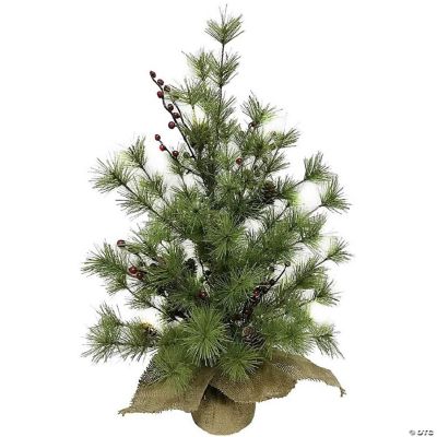 24 Inch Pine Tree with Berries and Pinecones Artificial TR0204