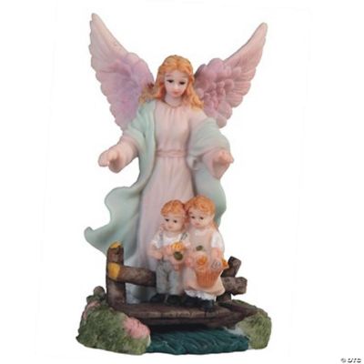 Guardian Angel Pink Figurine 5 inch | Oriental Trading