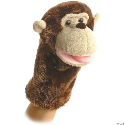 Aurora Plush 10" Montgomery Monkey Puppet - 02328 | Oriental Trading