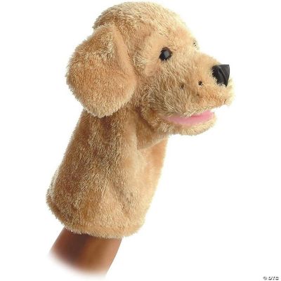 Aurora Plush 10" Garth Dog Puppet - 02334 | Oriental Trading