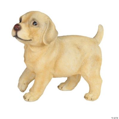 Yellow Labrador Retriever Puppy Figurine New | Oriental Trading