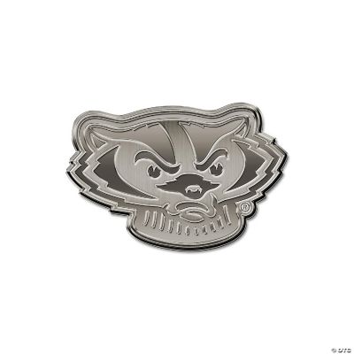 Rico Industries NCAA Wisconsin Badgers Bucky Antique Nickel Auto Emblem ...