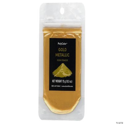 Alumilite PolyColor Resin Powder .5oz Gold Mtlc