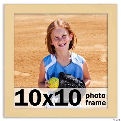 CustomPictureFrames.com 10x10 Frame Natural Brown Picture Frame Modern ...