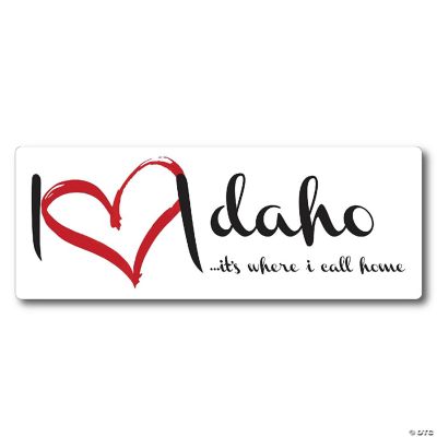 Magnet Me Up I Love Idaho, It's Where I Call Home US State Magnet Decal ...
