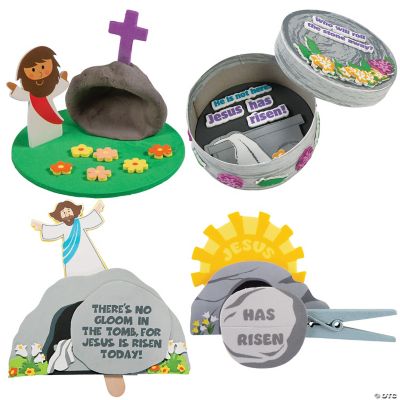 Bulk Religious Easter He Lives Tomb Craft Kit Assortment - Makes 48 ...