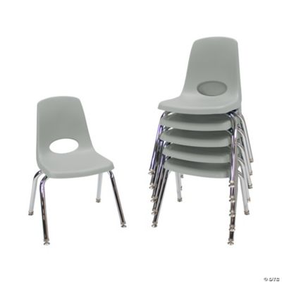 Factory Direct Partners 14 In Stack Chair With Swivel Glides, 6-Pack ...