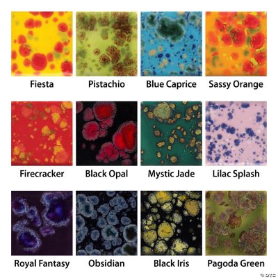 Sax Colorburst Glazes, 1 Pint Containers, Assorted Colors, Set of 12 ...