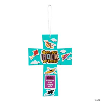 Rocky Beach VBS Cross Sign Craft Kit - Makes 12 - Discontinued