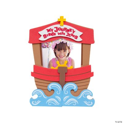 Jungle VBS Boat Picture Frame Magnet Craft Kit - Makes 12 - Discontinued