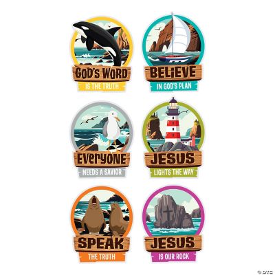 Rocky Beach VBS Classroom Wall Cutouts - 6 Pc. - Discontinued