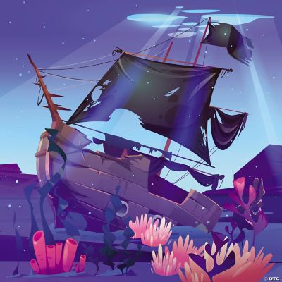Under the Sea VBS Shipwreck Backdrop Banner | Oriental Trading