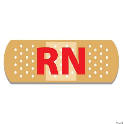 Magnet Me Up RN Band Aid Magnet Decal, 3x8 Inches Heavy Duty Automotive ...