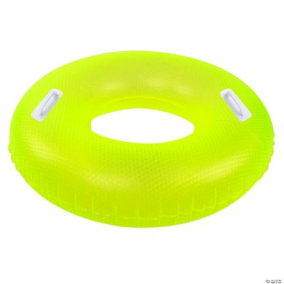 Northlight 42" Yellow Sparkle Inflatable Swimming Pool Tube Ring Float ...