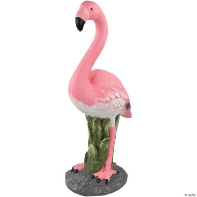 Northlight 25" Standing Pink Flamingo Outdoor Garden Statue | Oriental ...