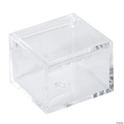 Hammont - Clear Lucite Boxes 3.94 x 3.94 x 2.36 - 2 Pack