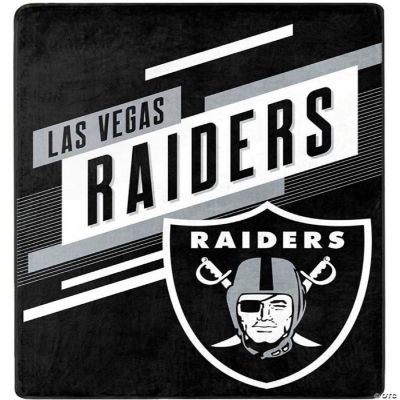 NFL Raiders Blanket Throw Silk Oversized | Oriental Trading