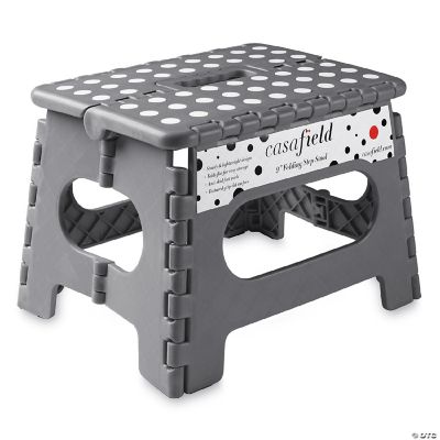Casafield 9" Collapsible Folding Plastic Kitchen Step Foot Stool with ...