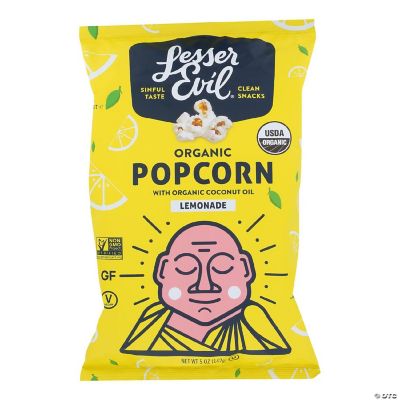 Lesser Evil, Popcorn Lemonade 4.6 oz, Pack of 12