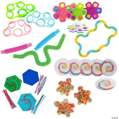 Mega Bulk 72 Pc. Spin, Twist & Stretch Fidget Toy Assortment | Oriental ...
