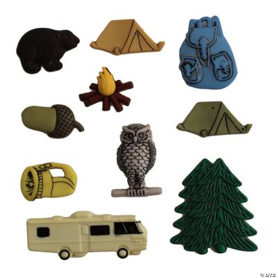 Buttons Galore Craft & Sewing Buttons - Camping - 30 Buttons | Oriental ...