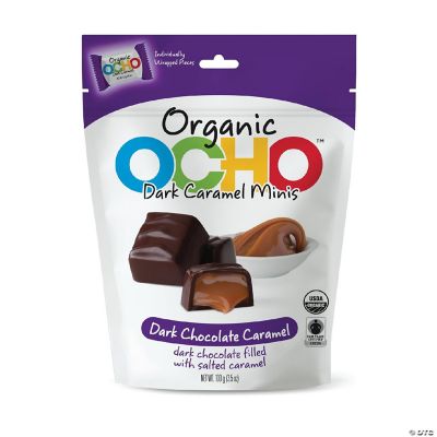 Ocho Candy - Mini Pouch Dk Caramel 3.5 OZ, Pack of 12