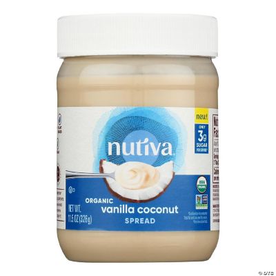 Nutiva - Spread Vanilla Coconut 11.5 OZ, Pack of 6