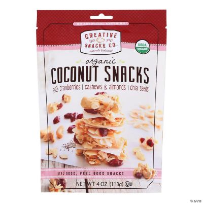 Creative Snacks - Coconut Snack Cran-nut-chi 4 OZ, Pack of 6 | Oriental ...