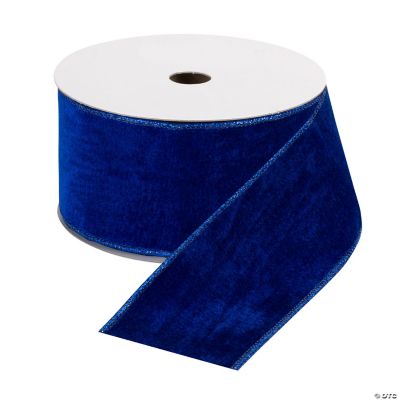 Royal Blue Wired Ribbon (Set of 2)