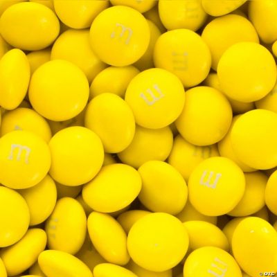 5,000 Pcs Yellow M&M's Candy Milk Chocolate (10lb Case, Approx. 5,000 ...