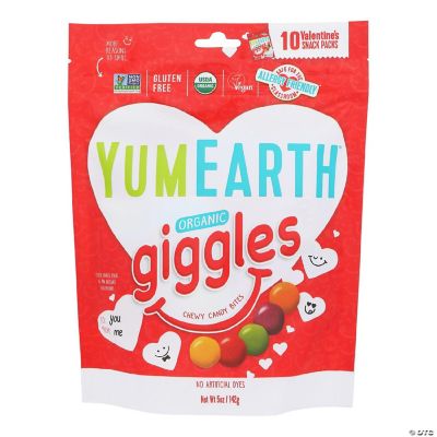 Yumearth - Candy V-tines Giggle 5 OZ, Pack of 18