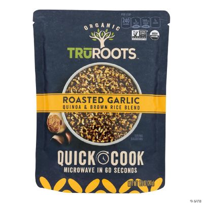 Truroots Organic Roasted Garlic Quinoa & Brown Rice Blend, Roasted ...