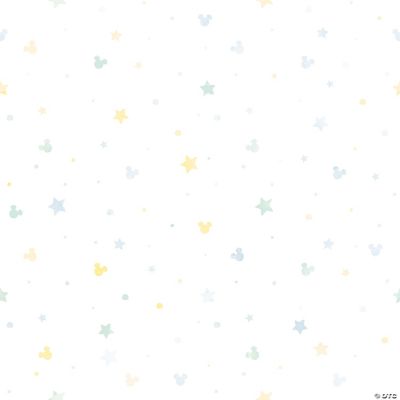Disney Blue Mickey Mouse Confetti Peel Stick Wallpaper
