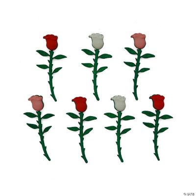 Buttons Galore and More Craft & Sewing Buttons - Long Stem Roses - 21 ...