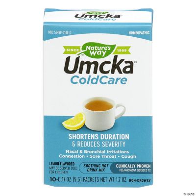 Nature's Way - Umcka ColdCare Soothing Hot Drink Lemon - 10 Packets