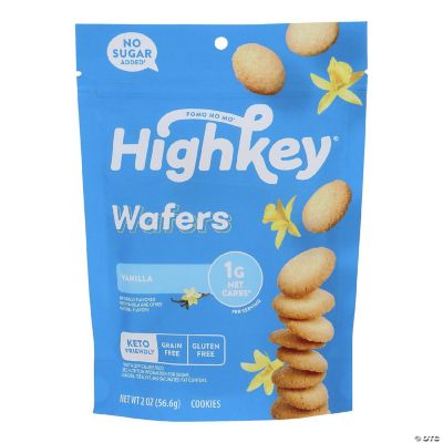 High Key - Cookie Wafer Vanilla Keto - Case of 6-2 OZ | Oriental Trading