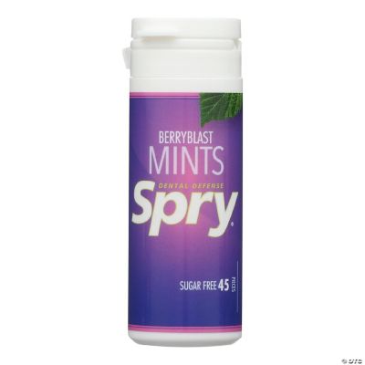 Spry Xylitol Mints - Peppermint - Case of 6 - 45 Count | Oriental Trading