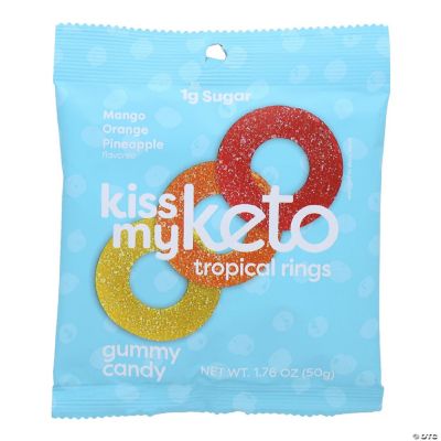 Kiss My Keto - Keto Gummy Tropical Rings - Case of 6-1.76 OZ | Oriental ...