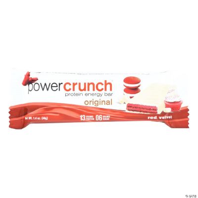 Power Crunch Protein Energy Bar Red Velvet - Case of 12 - 1.4 OZ ...